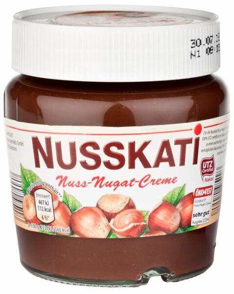 Test Aldi Nord Nusskati Nuss Nugat Creme Stiftung Warentest