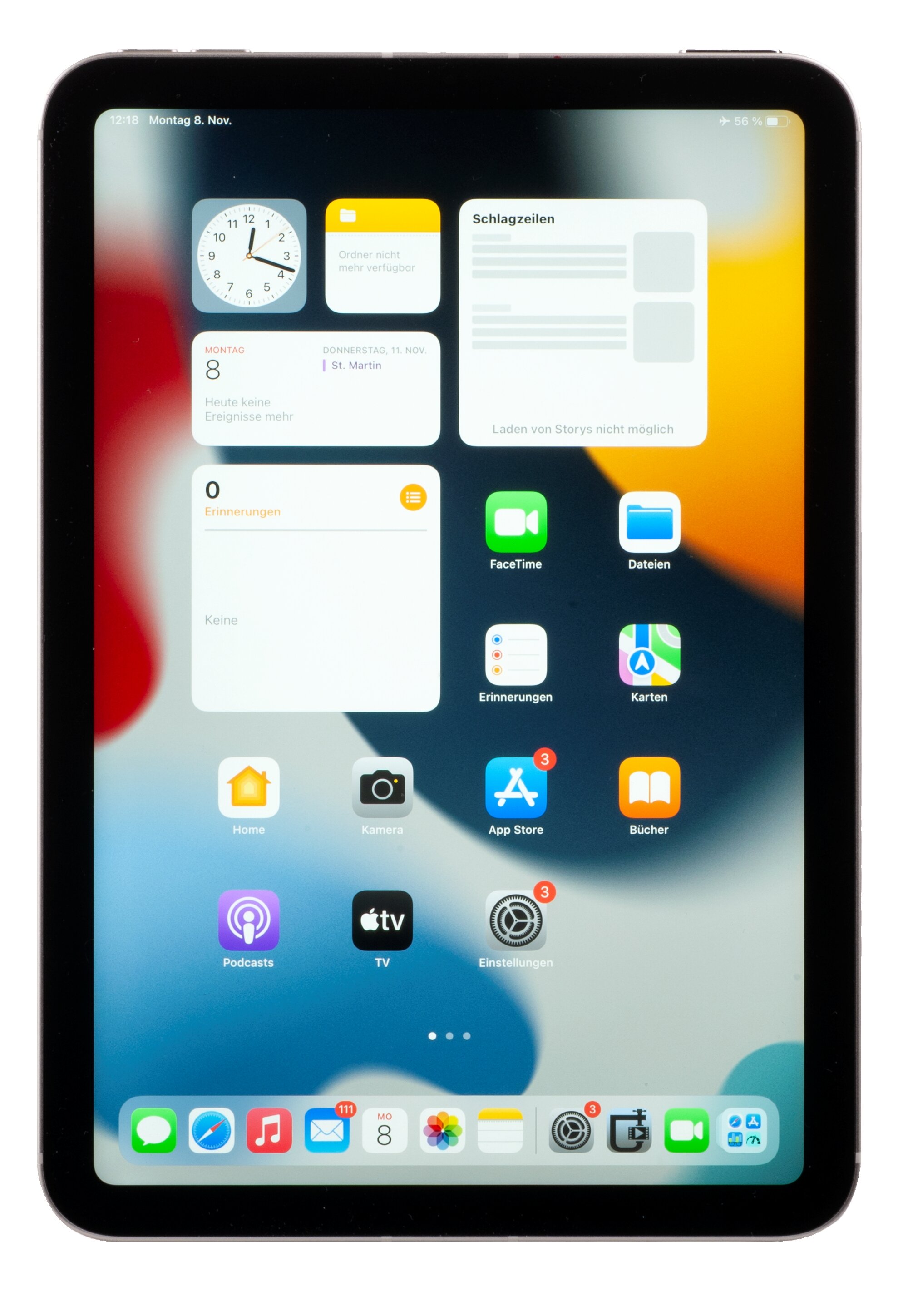 Test: Apple iPad Mini WiFi + Cellular (6th Generation) (64 GB ...